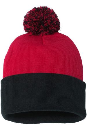 Ideal ID15 - Acrylic 12" Pom Pom Knit Toque | {{category}}